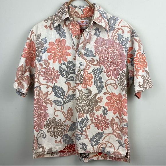 Sears Hawaiian | Shirts | Vintage Sears Hawaiian 4 Button Short Sleeve ...